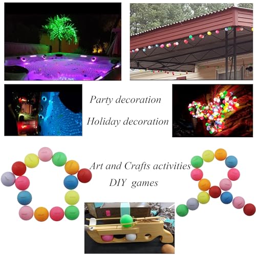 100 Pack Colored Ping Pong Balls for DIY Party Decoration | 200 Pack ...